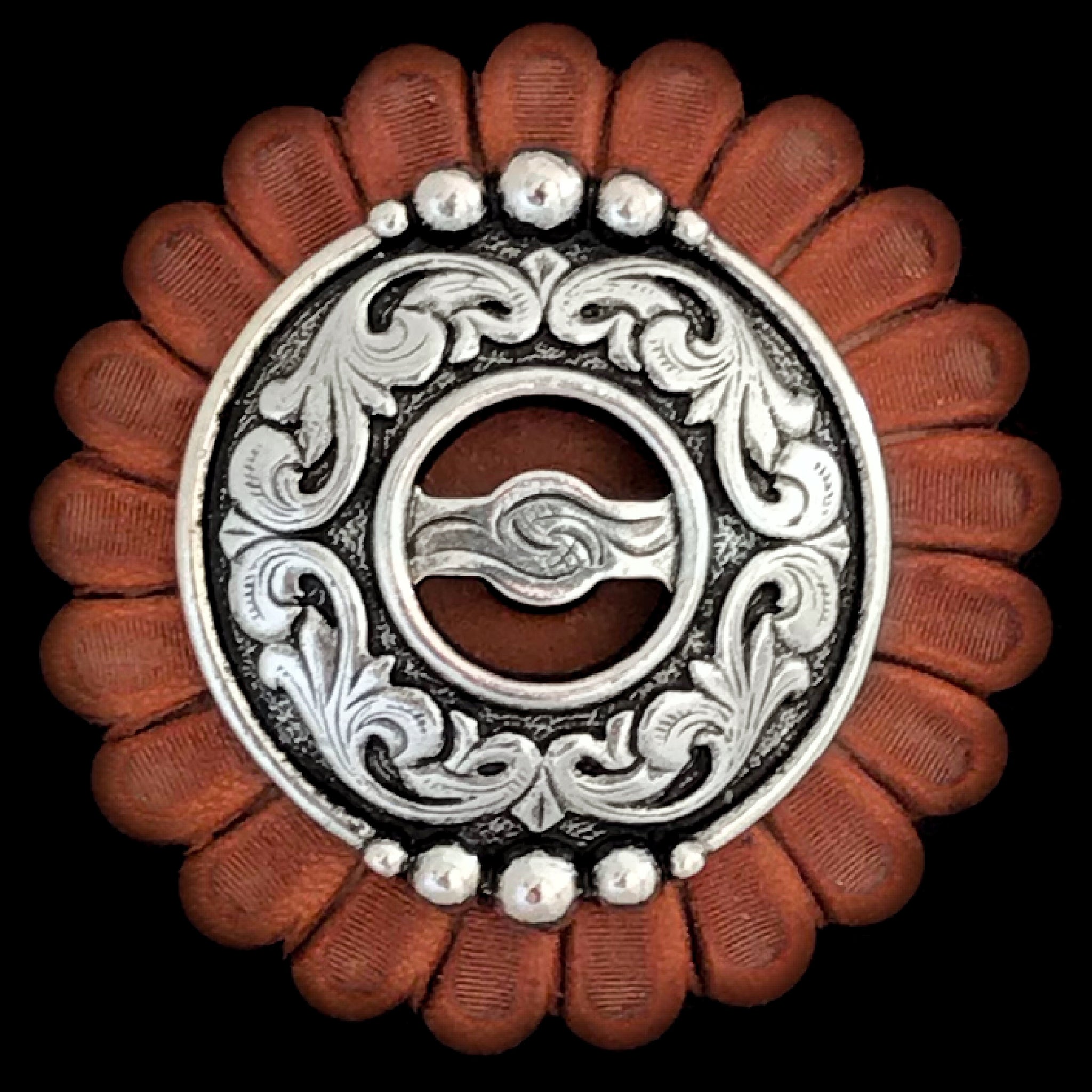 Slotted-Screwback Conchos – Rockin Out Hardware